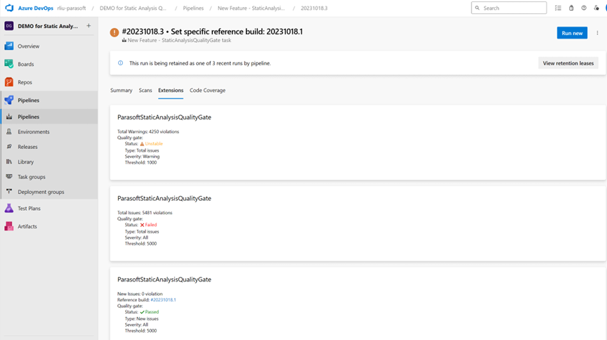 Parasoft Findings - Visual Studio Marketplace